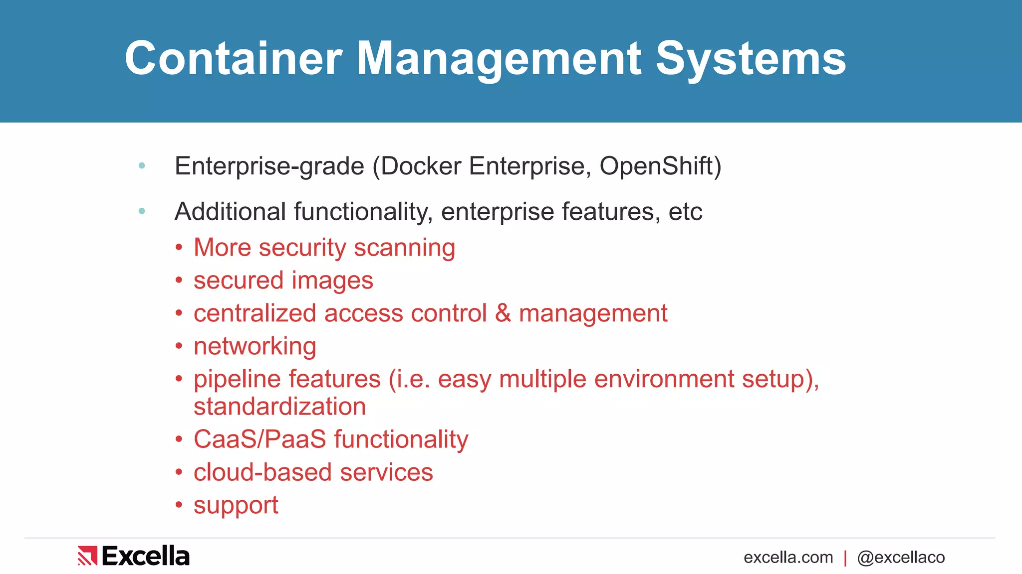 Container orchestration overview | PPTX