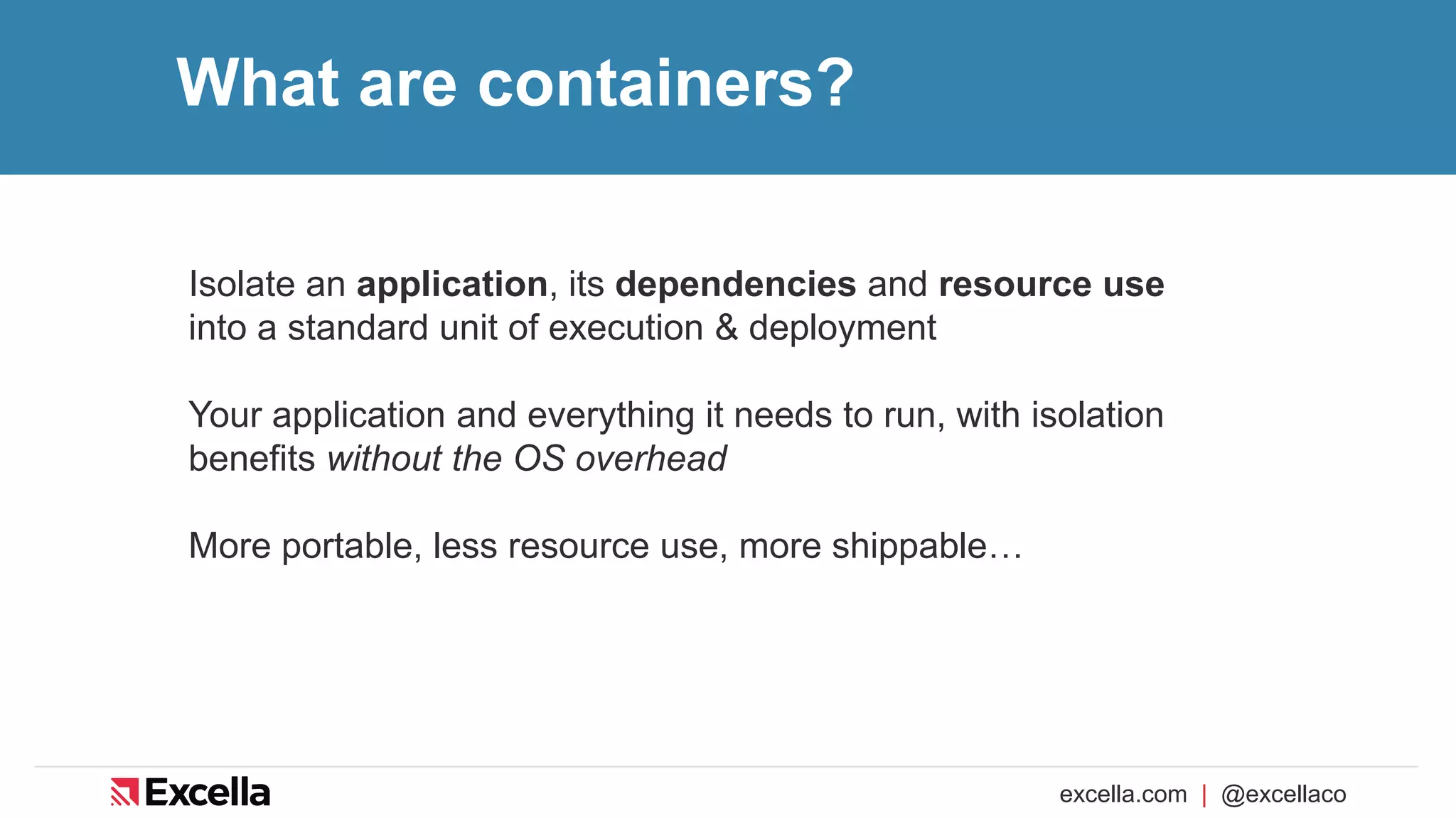 Container orchestration overview | PPTX