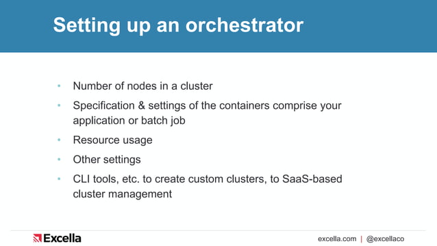 Container orchestration overview | PPTX