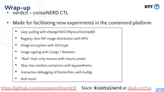 [Container Plumbing Days 2023] Why was nerdctl made? | PPT