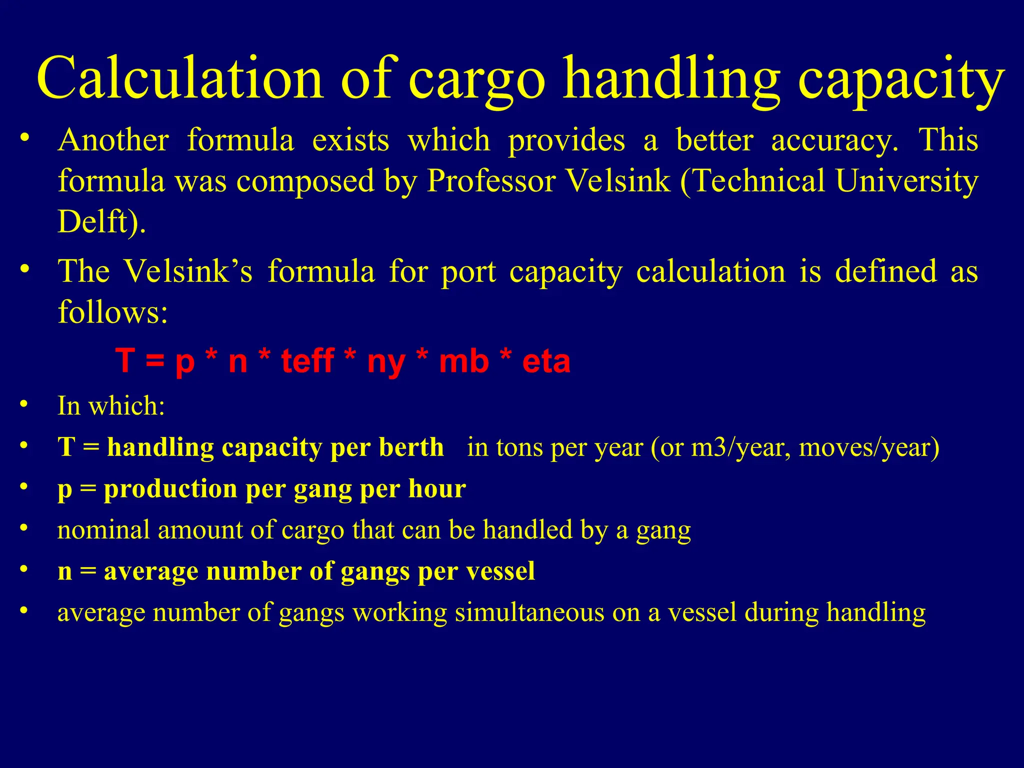 Container port 2 for container planning and engineering | PPT