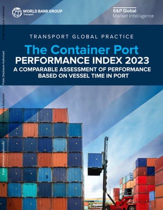 EED - The Container Port PERFORMANCE INDEX 2023 | PDF