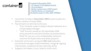 Container Runtimes: Comparing and Contrasting Today's Engines | PDF