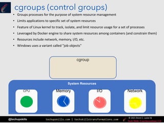 Containers in depth – Understanding how containers work to better work ...