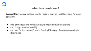 Containers: The What, Why, and How | PDF