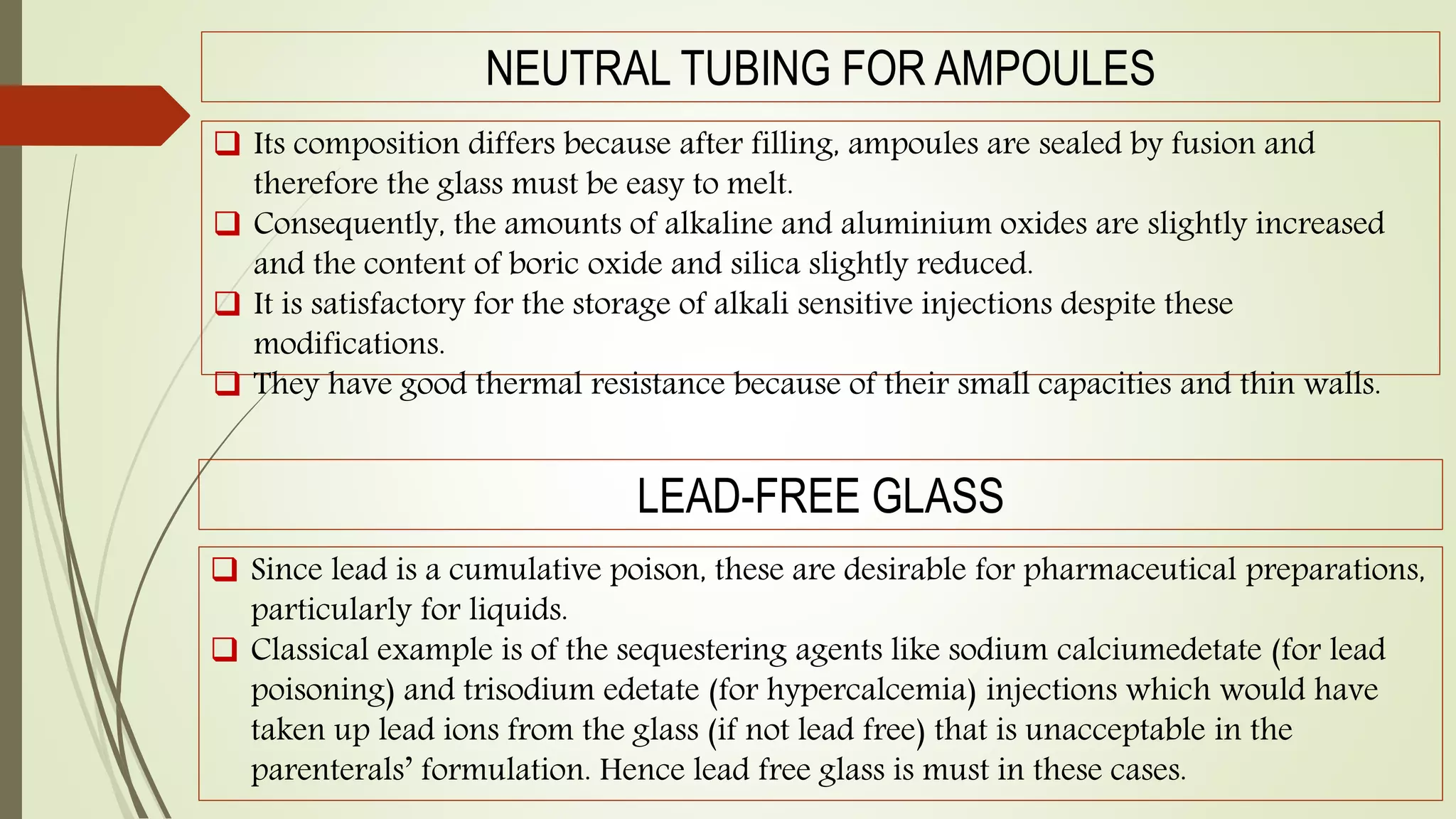Containers and closure system of parenterals | PPTX