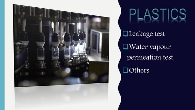 Containers and closure system of parenterals. | PPTX