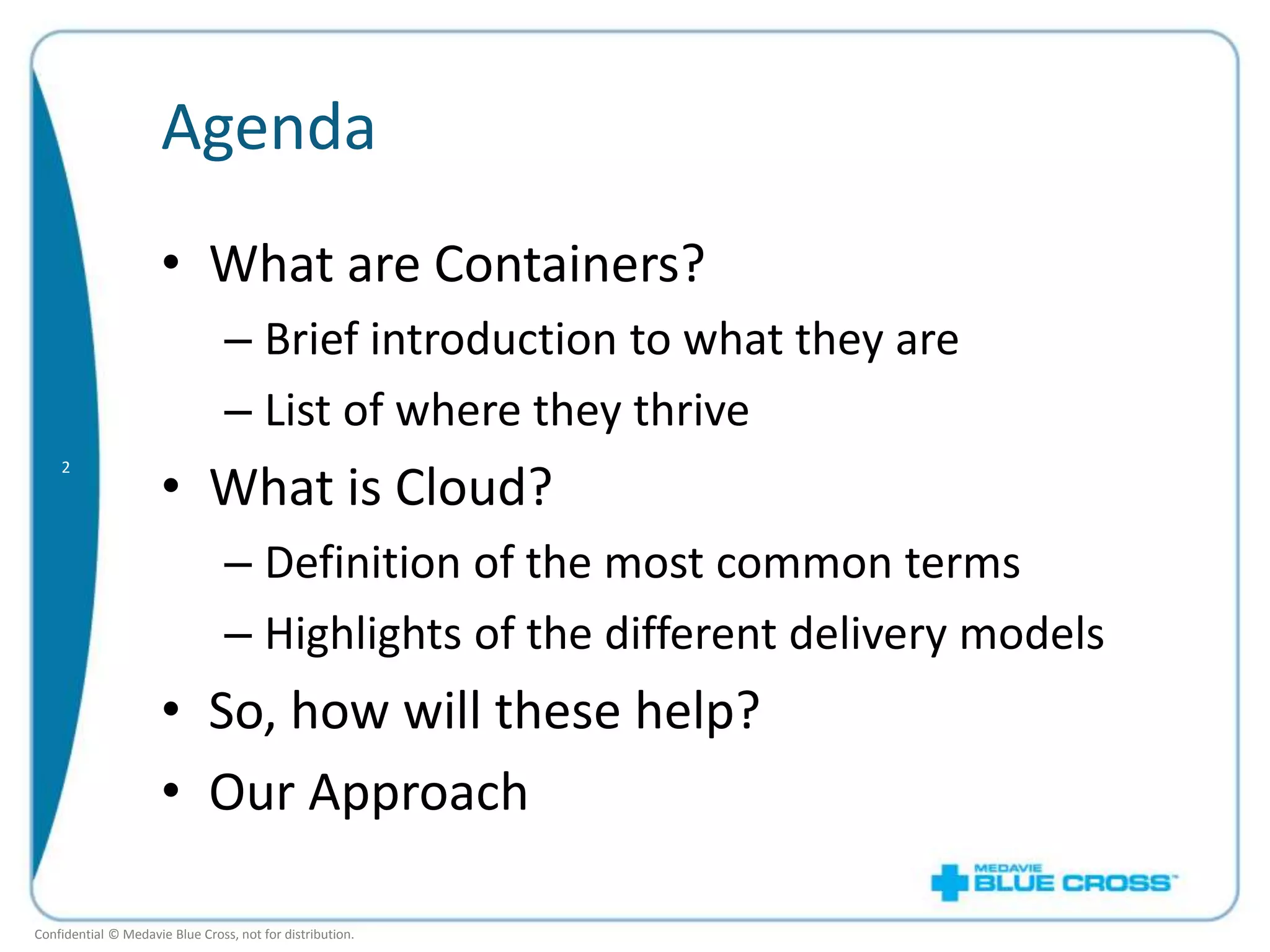 Introduction to Containers and Cloud | PPT