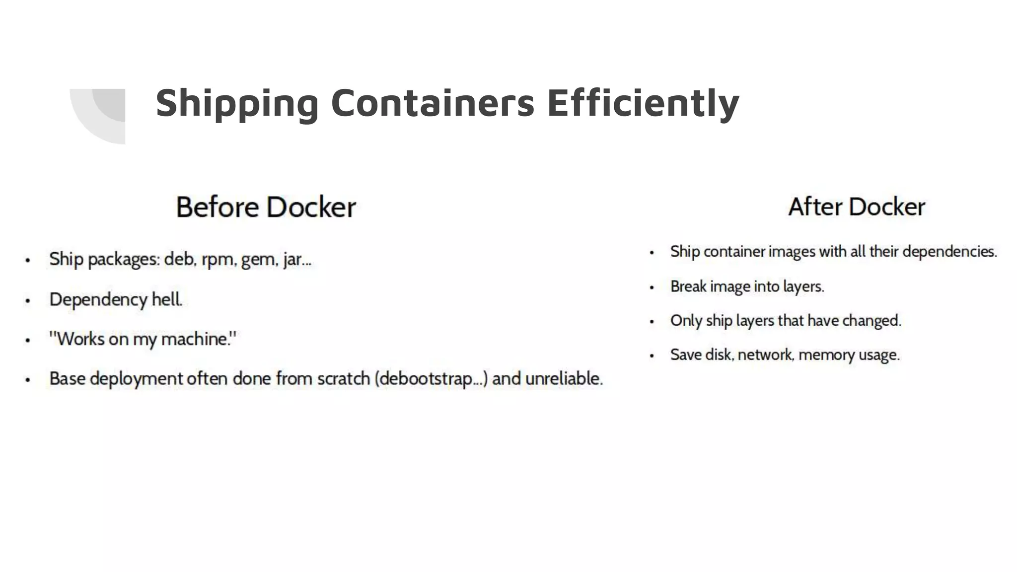 Containers and docker | PPTX