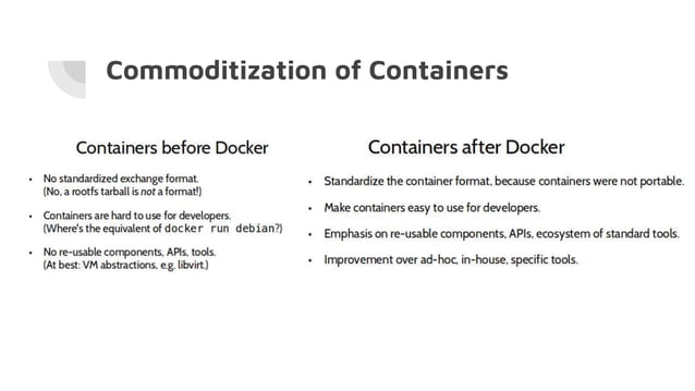 Containers and docker | PPT