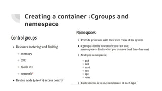 Containers and docker | PPTX