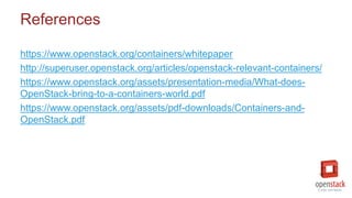 Containers and OpenStack - A Happy Marriage - Madhuri - Intel - CC18 | PPT