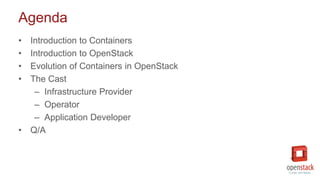 Containers and OpenStack - A Happy Marriage - Madhuri - Intel - CC18 | PPT