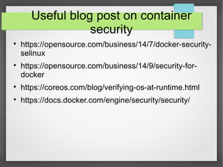 Container security | PPT