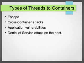 Container security | PPT