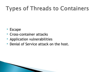 What You Should Know About Container Security | PPT