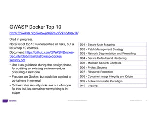 Finding Your Way in Container Security | PPT