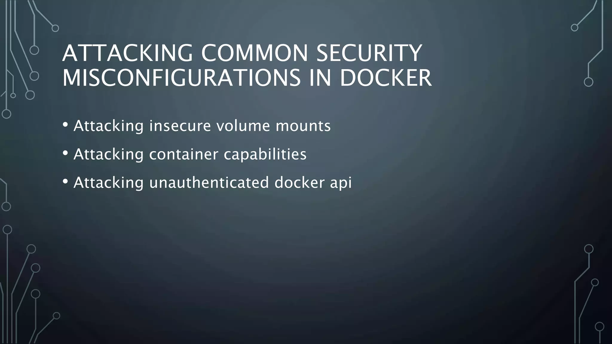 Docker Container Security Ppt