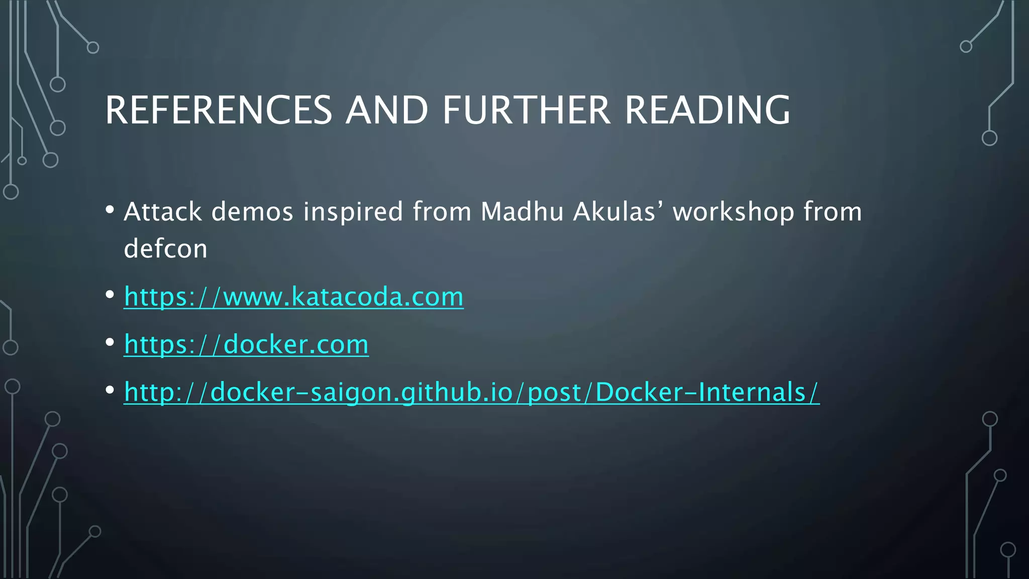 Docker Container Security Pptx