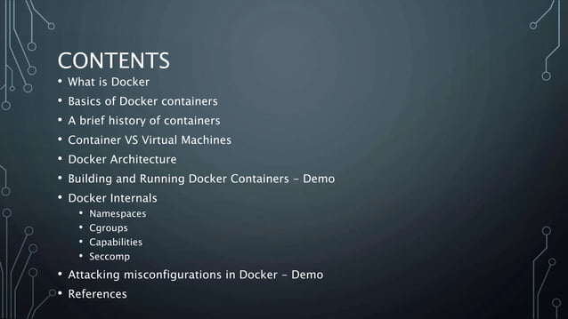 Docker Container Security | PPTX