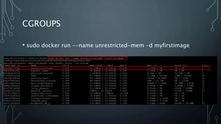 Docker Container Security | PPTX
