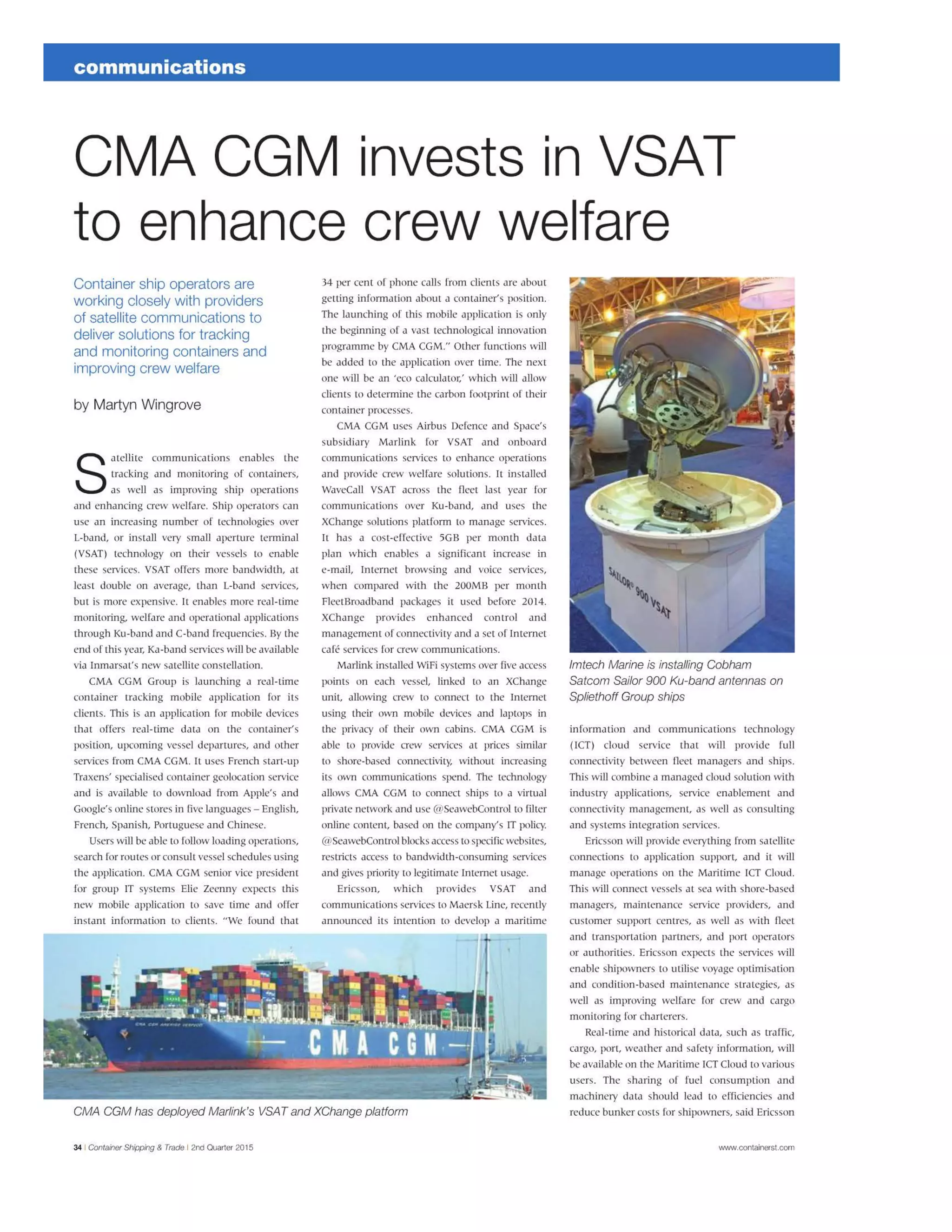Container Shipping Trade Magazine 2015 | PDF