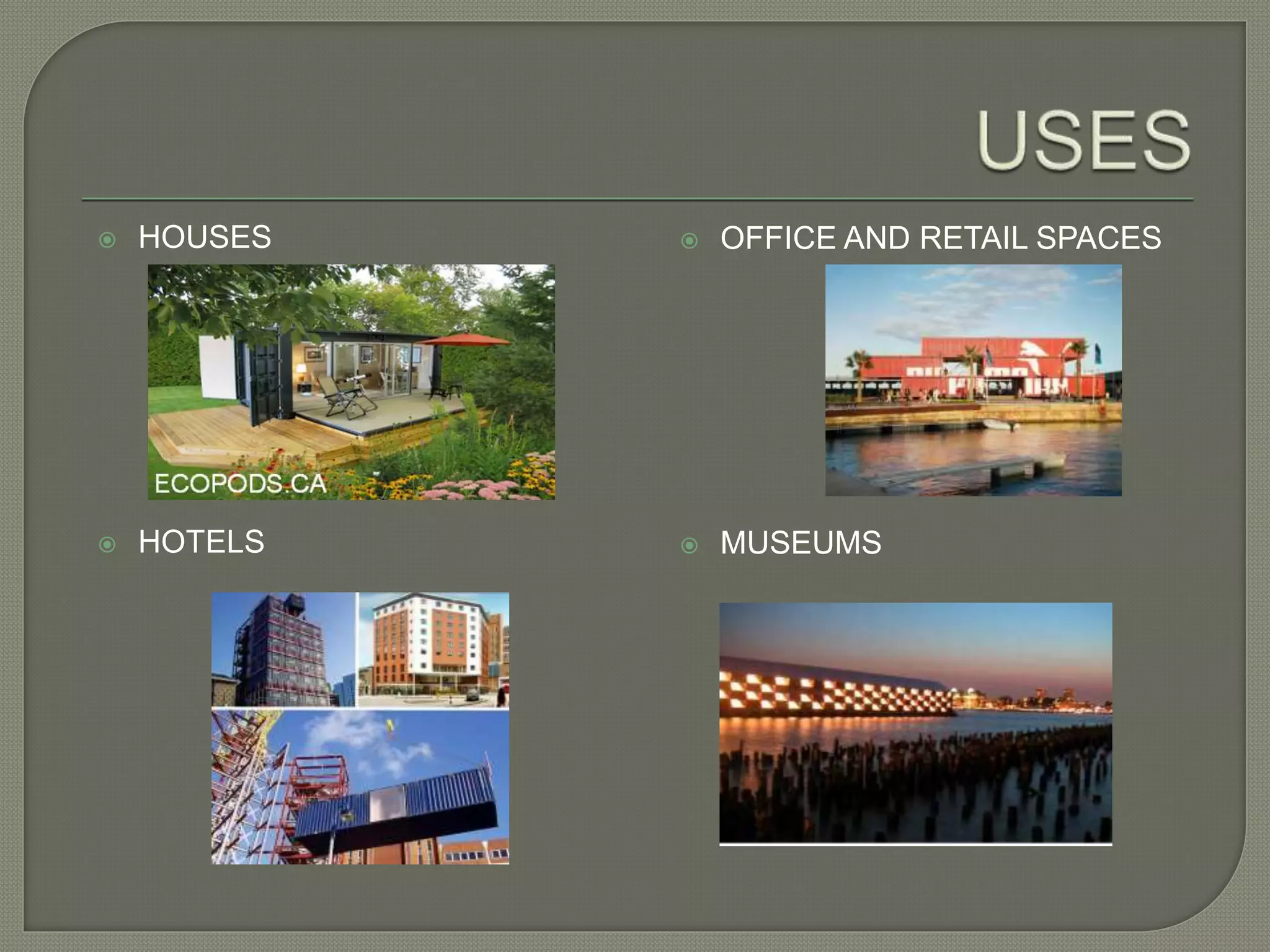 Containers-modular construction technology | PPTX