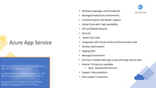 Containers on azure web apps | PDF | Cloud Computing | Internet