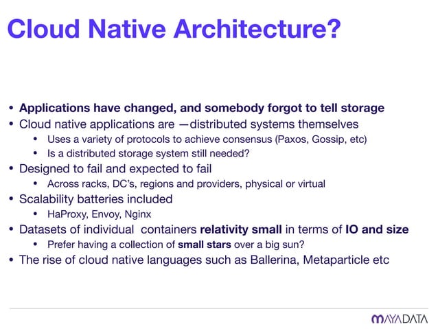 Solving k8s persistent workloads using k8s DevOps style | PDF