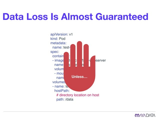 Solving k8s persistent workloads using k8s DevOps style | PPT