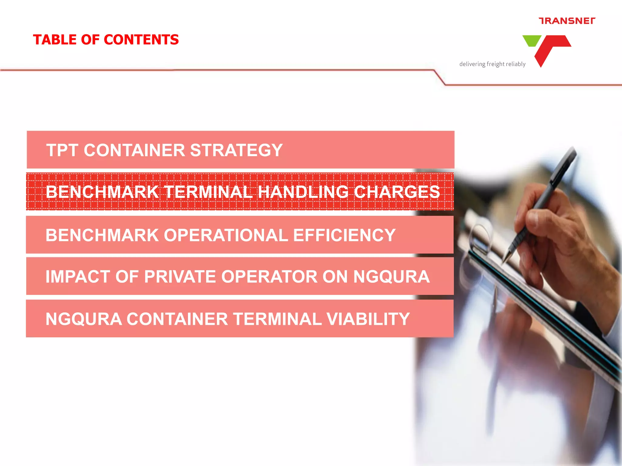 Container Strategy, benchmarking and viability Ngqura Container Terminal | PDF