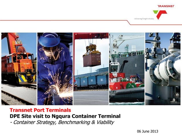 Container Strategy Benchmarking And Viability Ngqura Container Terminal Pdf Africa Travel