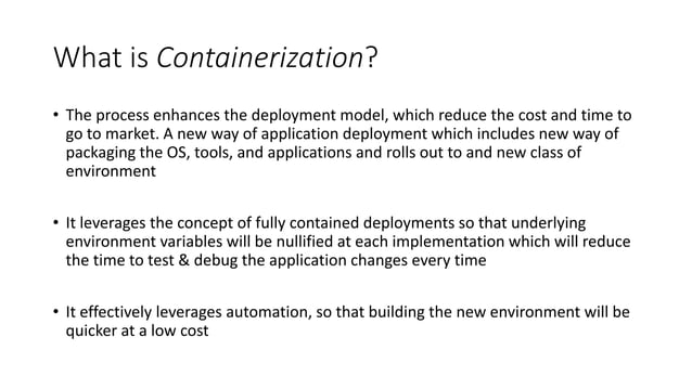 Containerization Strategy | PPT
