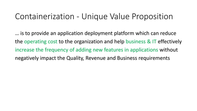 Containerization Strategy | PPT