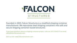 Key Players in your Shipping Container-based Building Project | PDF