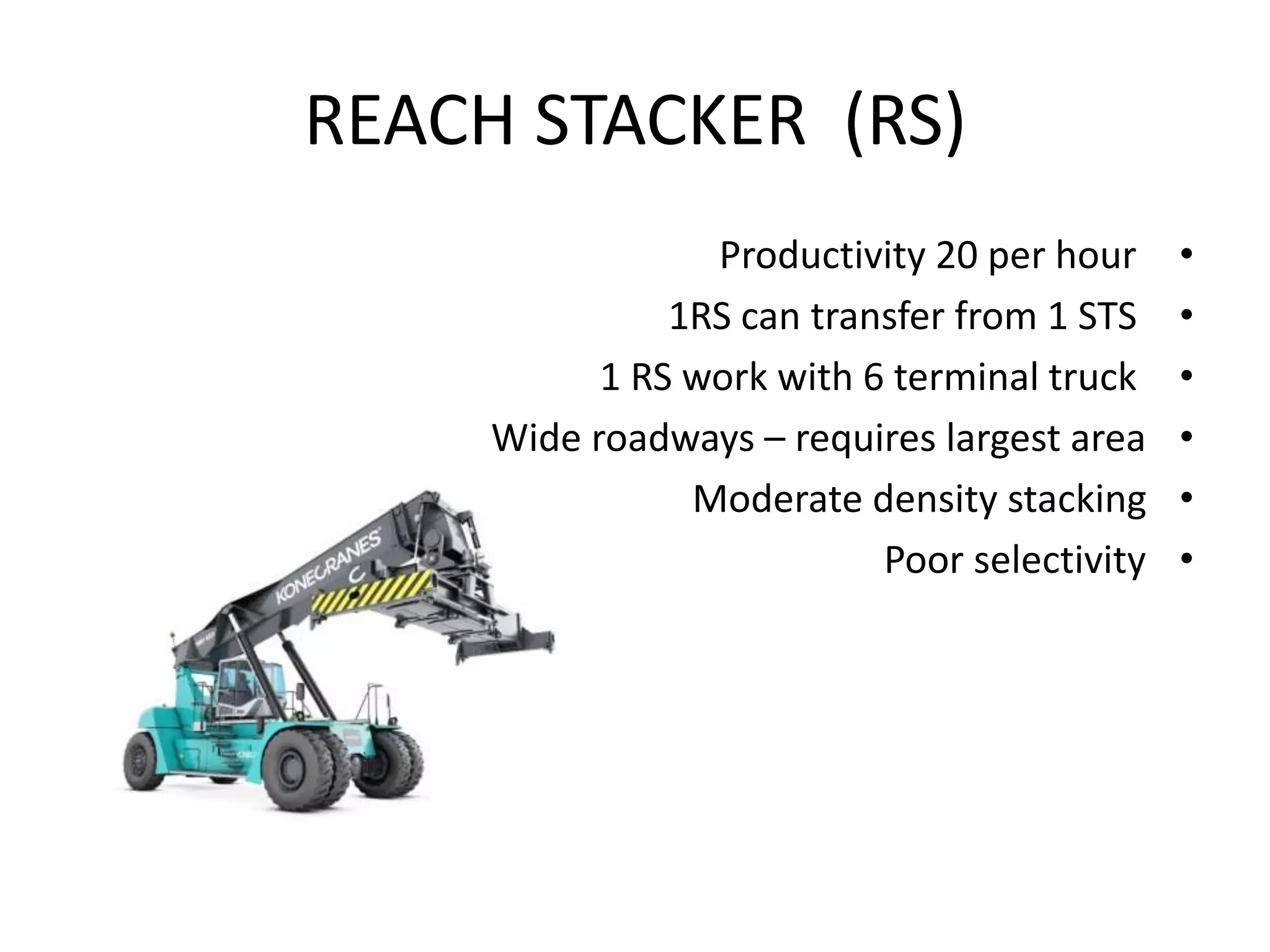 Container terminal handling equipment | PPTX