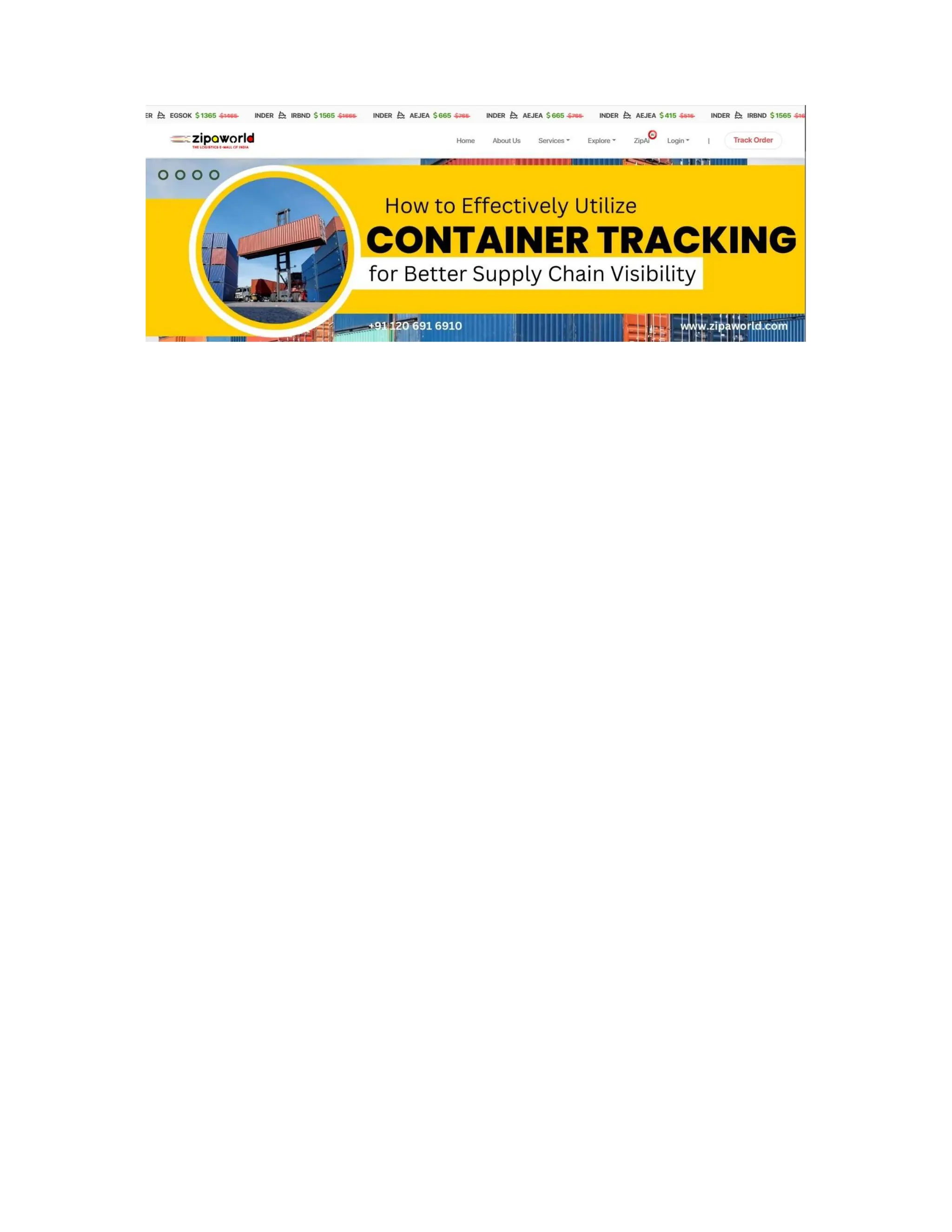 Boost Supply Chain Visibility with Container Tracking | PDF