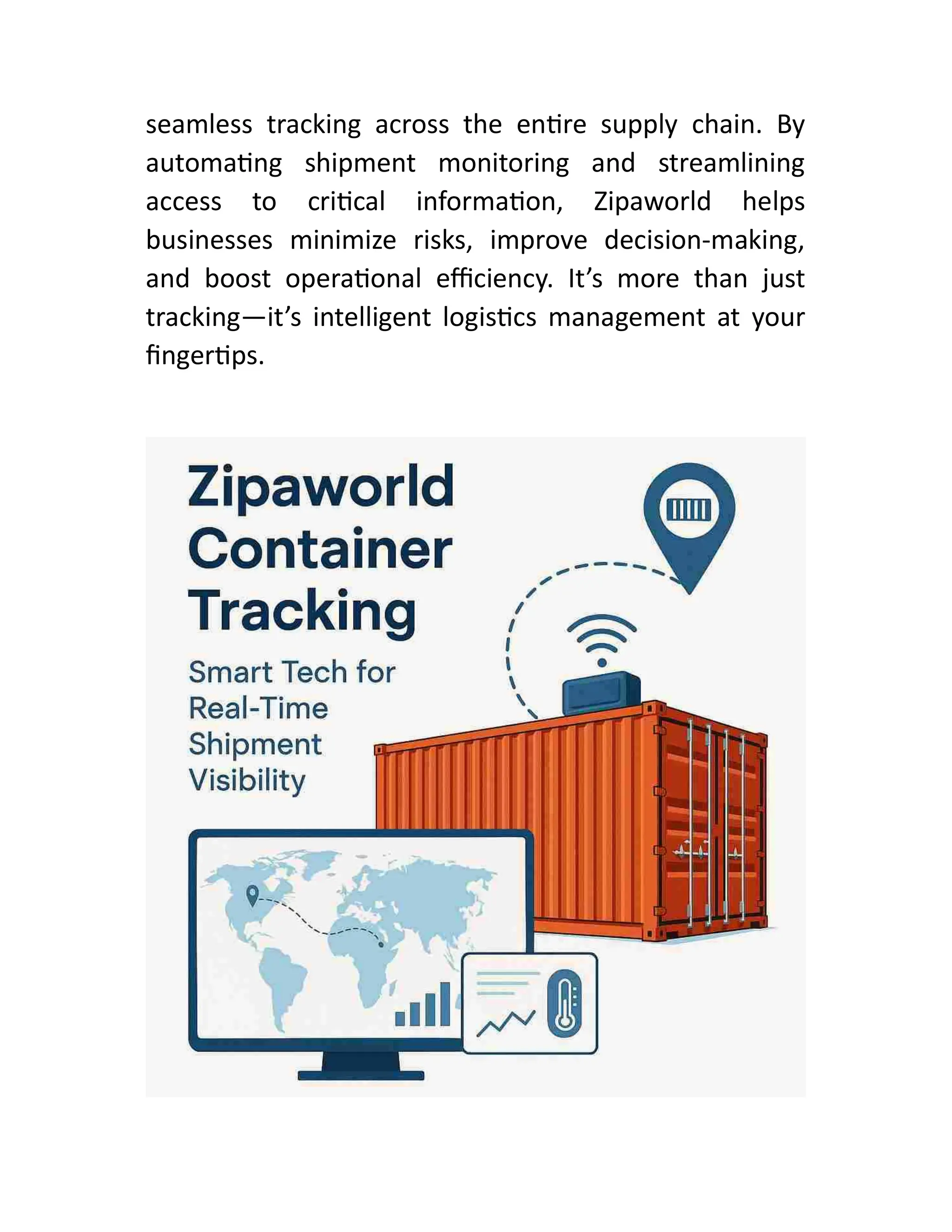 Zipaworld Container Tracking: Real-Time Global Shipment Monitoring | PDF