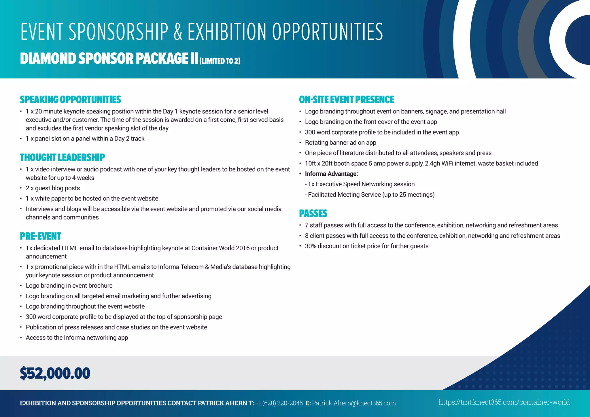 Container World 2017 Sponsorship Prospectus | PPT