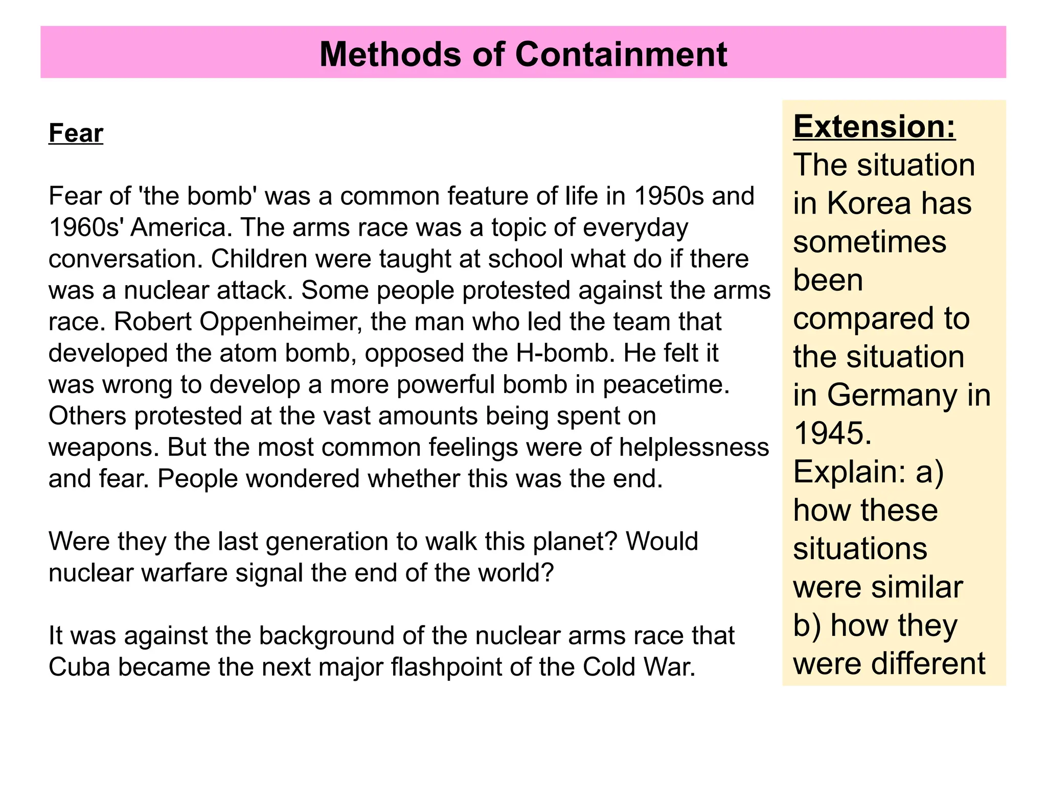 Was Containment successful;thecoldwar-PPT.pptx