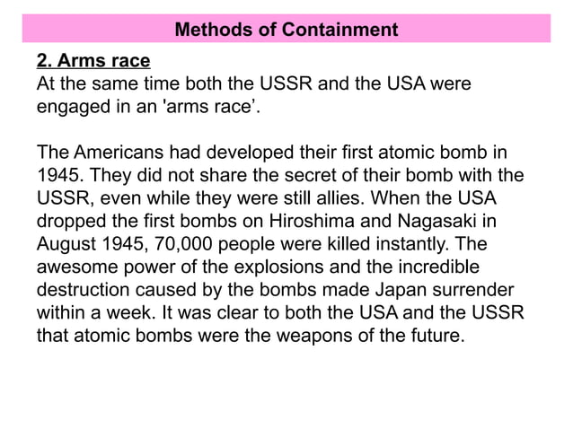 Was Containment successful;thecoldwar-PPT.pptx