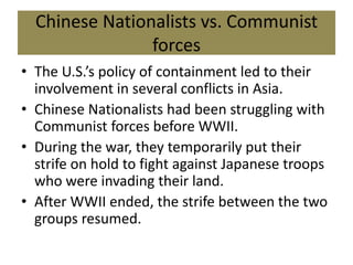 Containment & The Korean War | PPTX