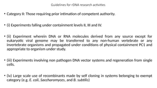 CONTAINMENT AND BIOSAFETY LEVELS .pptx
