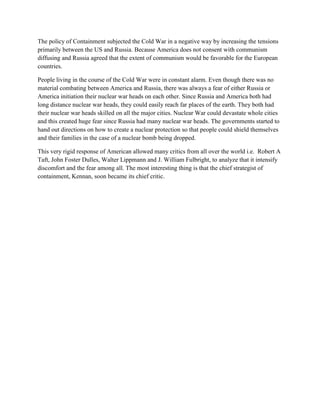Containment policy critique | DOCX