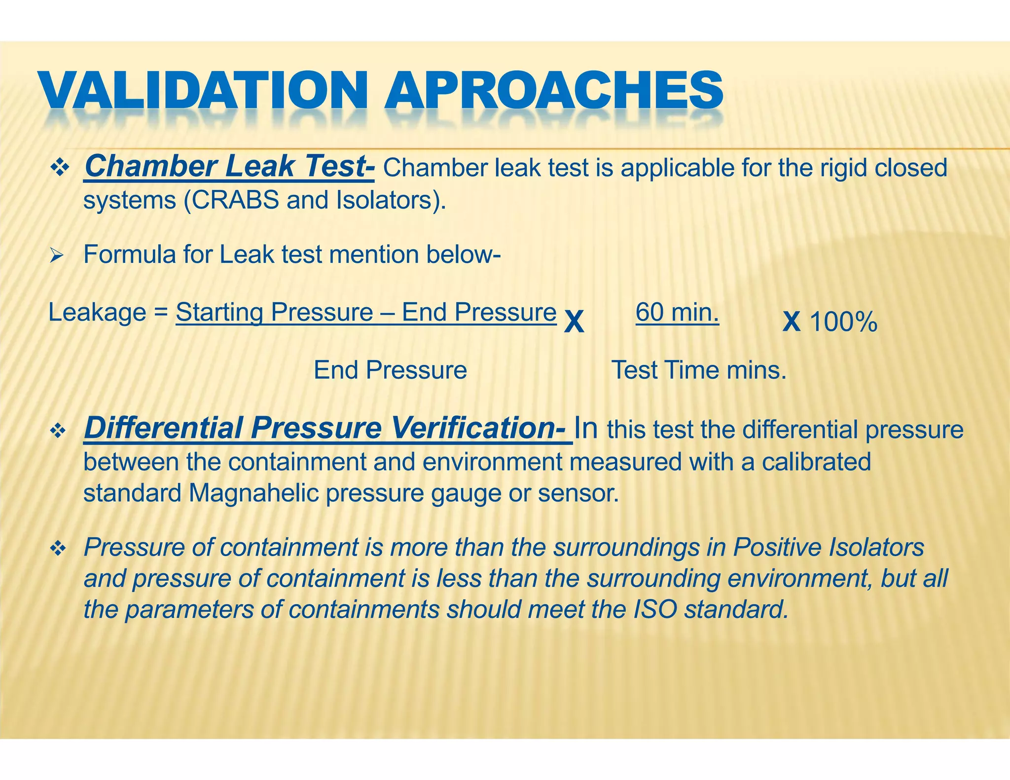 Containments - (Isolator & RABS) | PDF