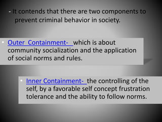 Containment theory | PPTX