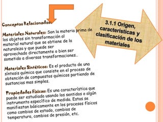Conta materiales | PPTX