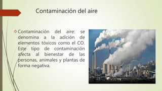 Contaminación ambiental practica | PPTX