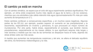 La contaminación del agua y el cambio climático | PDF