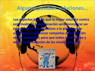 Contaminacion acustica power[1] | PPT